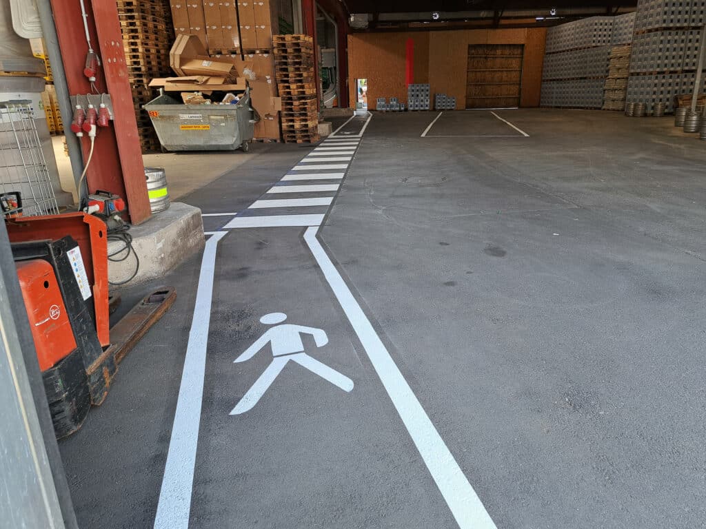 Le marquage routier au Luxembourg avec Grün Signalisation