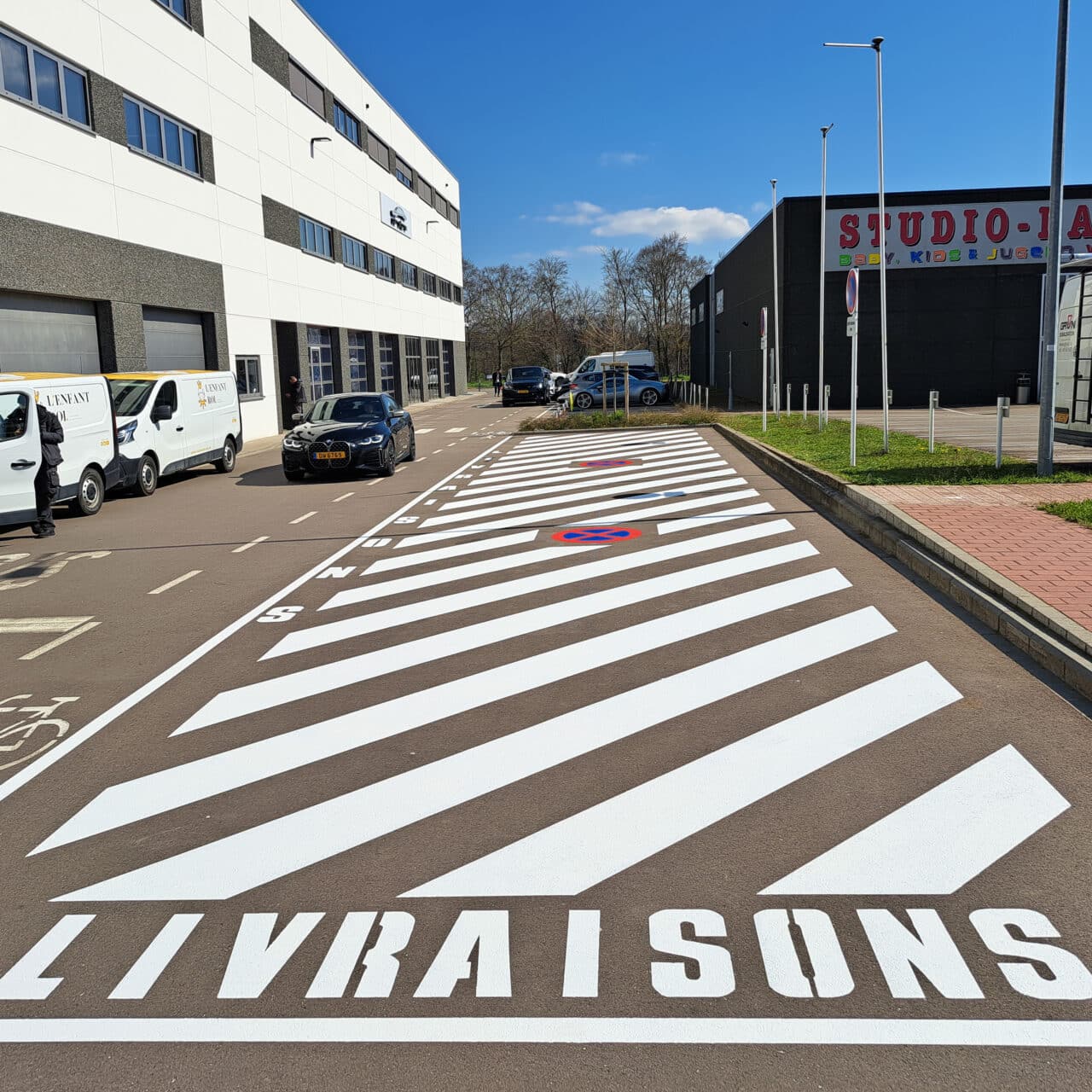 Le marquage routier au Luxembourg avec Grün Signalisation